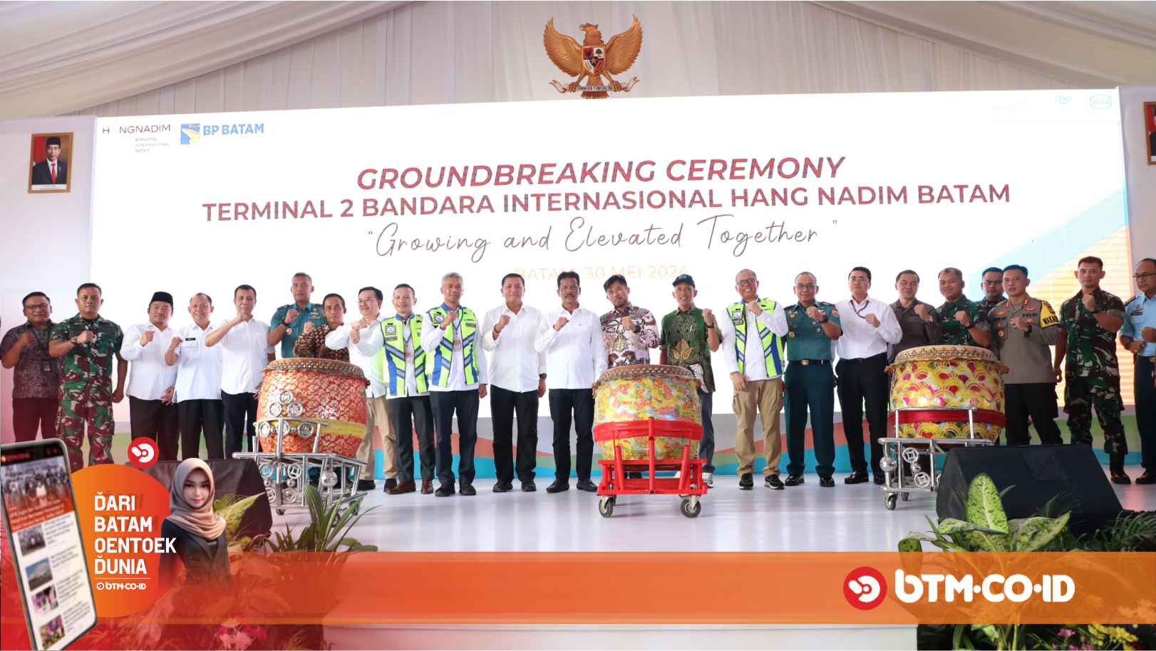BP Batam Groundbreaking Terminal II Bandara Internasional Hang Nadim ...