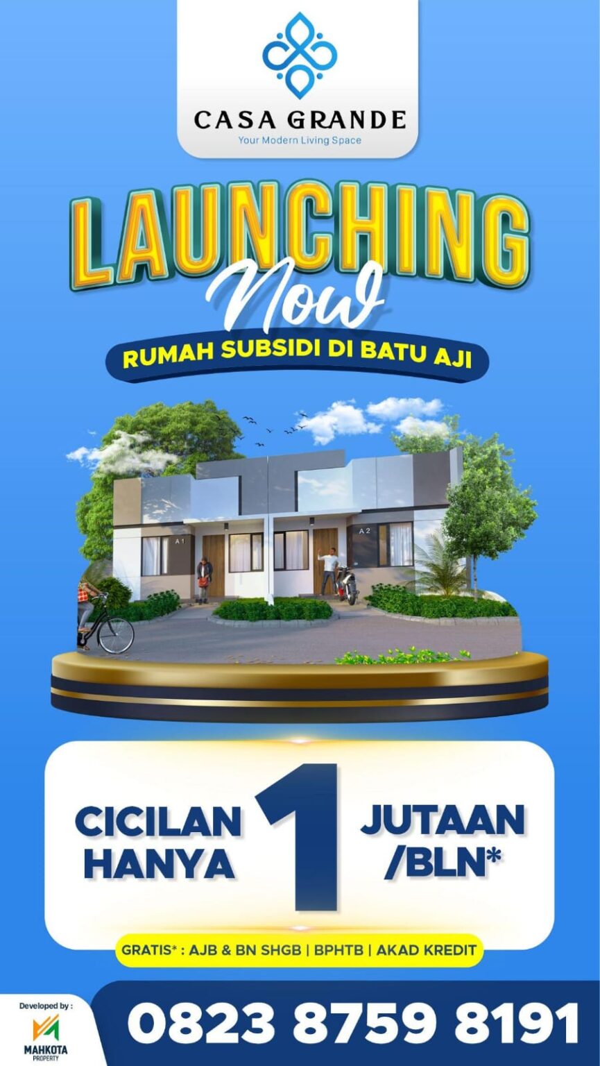 ADVERTORIAL: Perumahan Casa Grande Residence, 50 Unit Terjual dalam 1 ...
