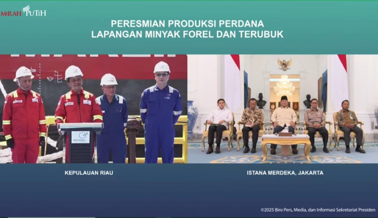 Presiden Prabowo Resmikan Produksi Perdana Lapangan Minyak Forel dan ...