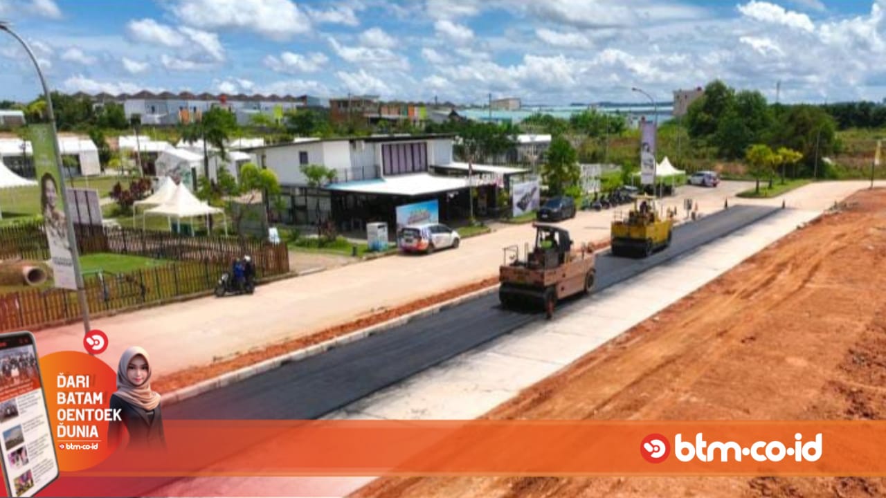 Jalan Menuju Bandara Hang Nadim Mulai Pengaspalan, Central Hills Makin ...